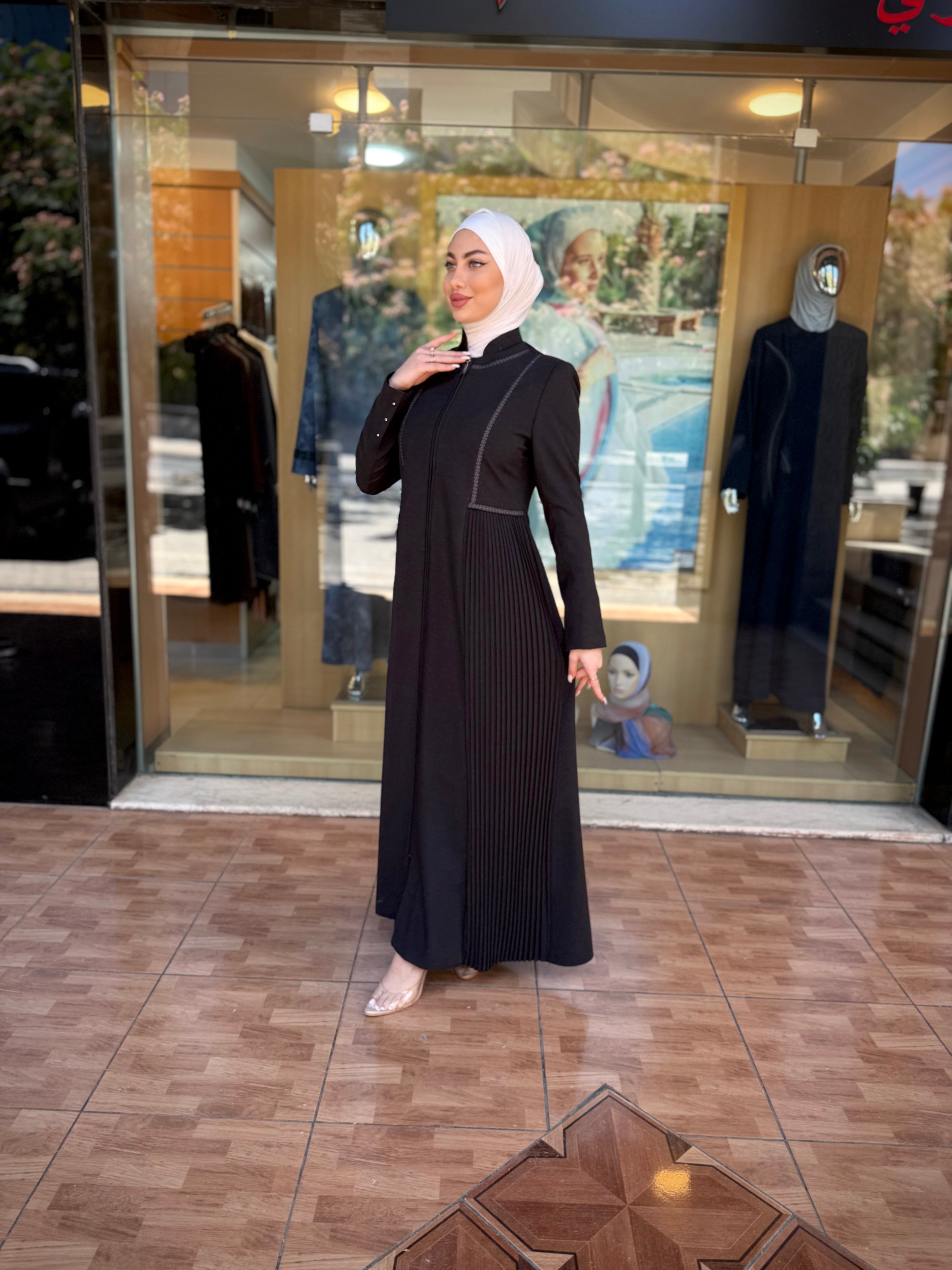 Modern Pleated Summer Jibab – Al Karam Qadri